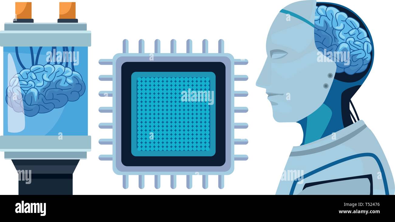 brain into a battery Stock Vector Image & Art - Alamy