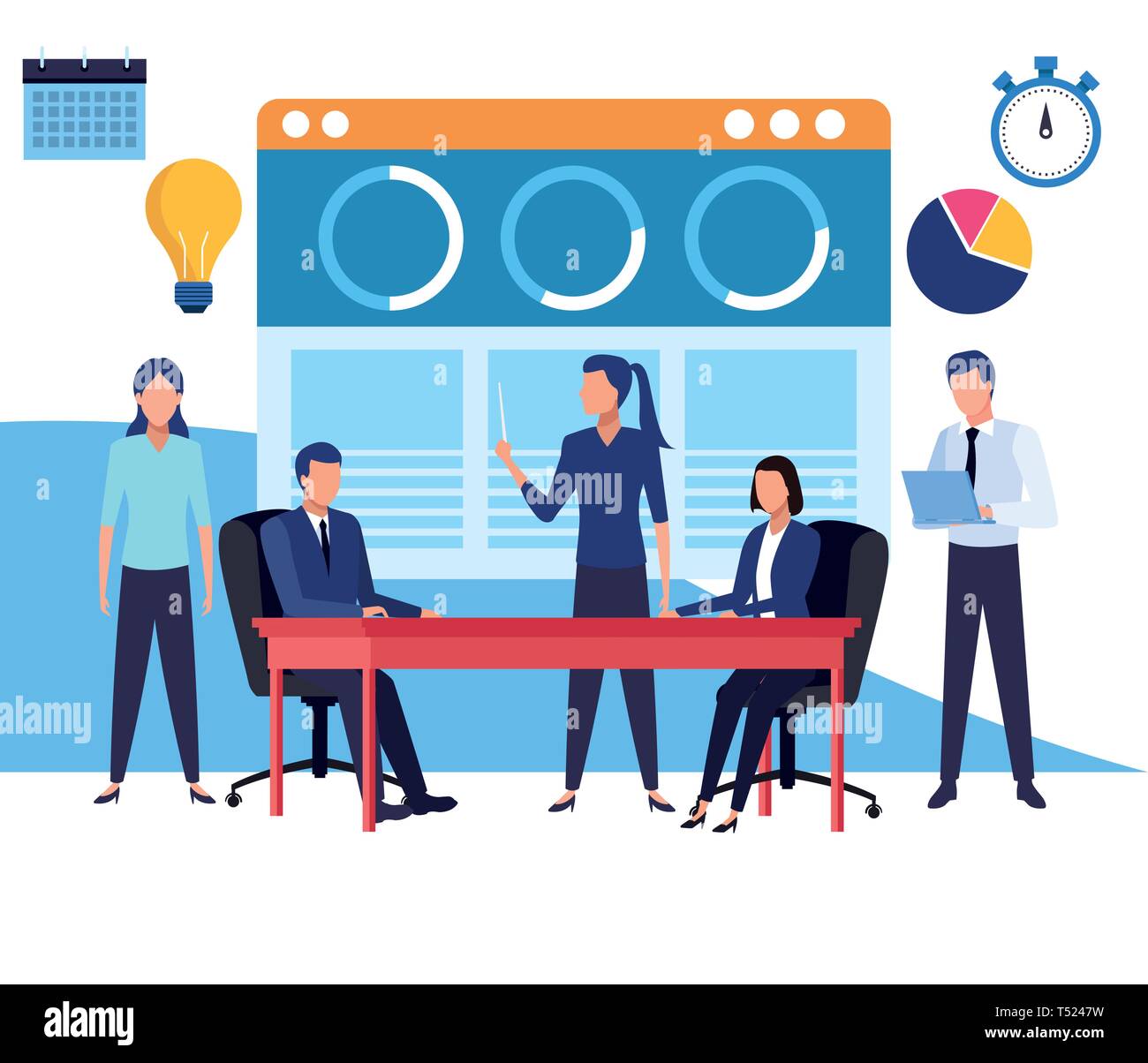 Business coworkers cartoons Stock Vector Image & Art - Alamy