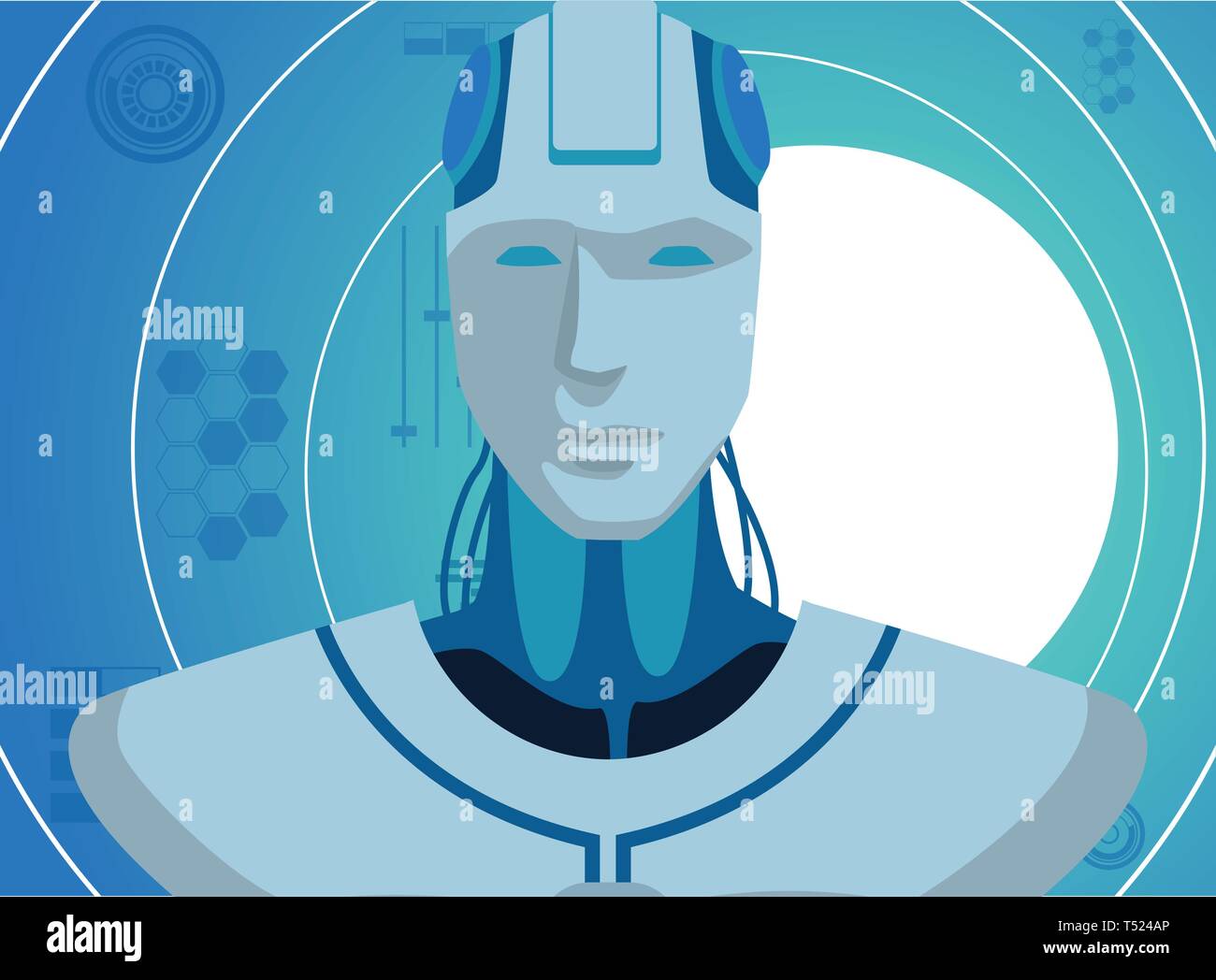 humanoid robot avatar Stock Vector Image & Art - Alamy
