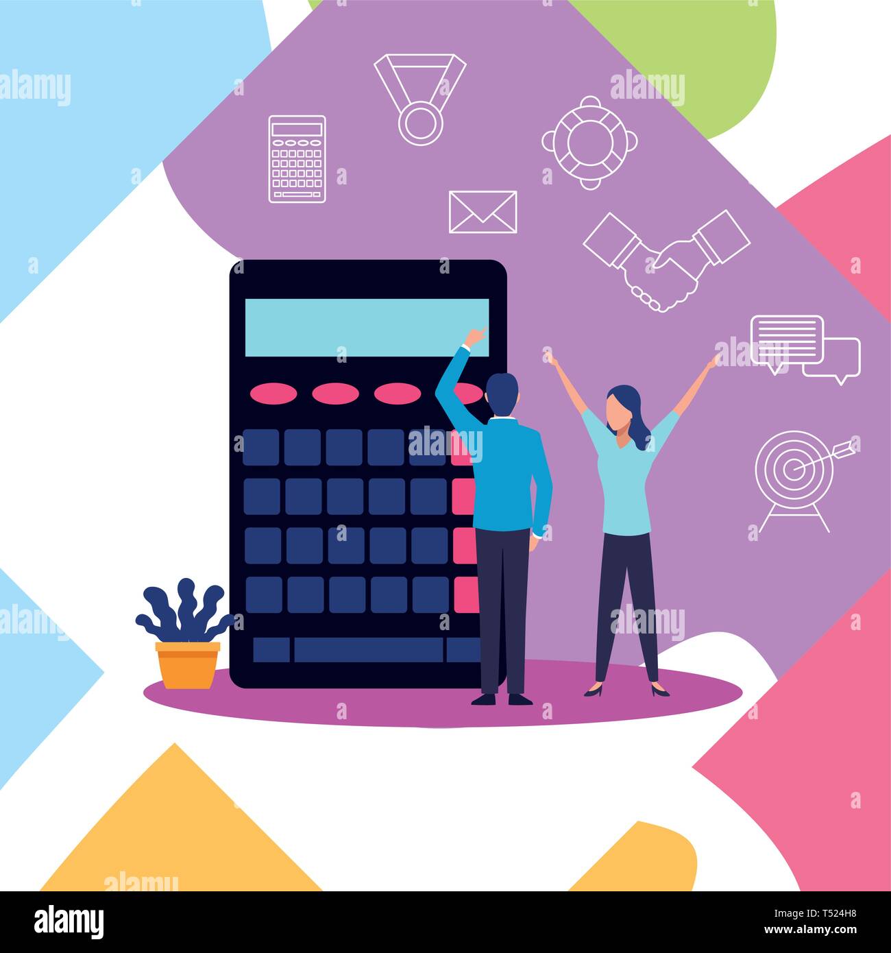 Business coworkers cartoons Stock Vector Image & Art - Alamy