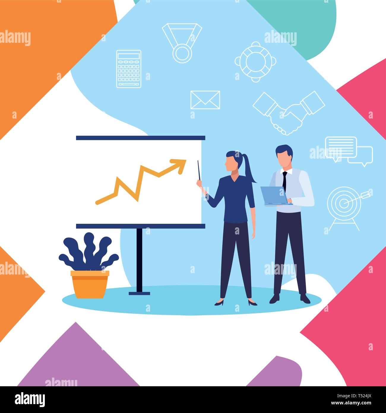 Business coworkers cartoons Stock Vector Image & Art - Alamy