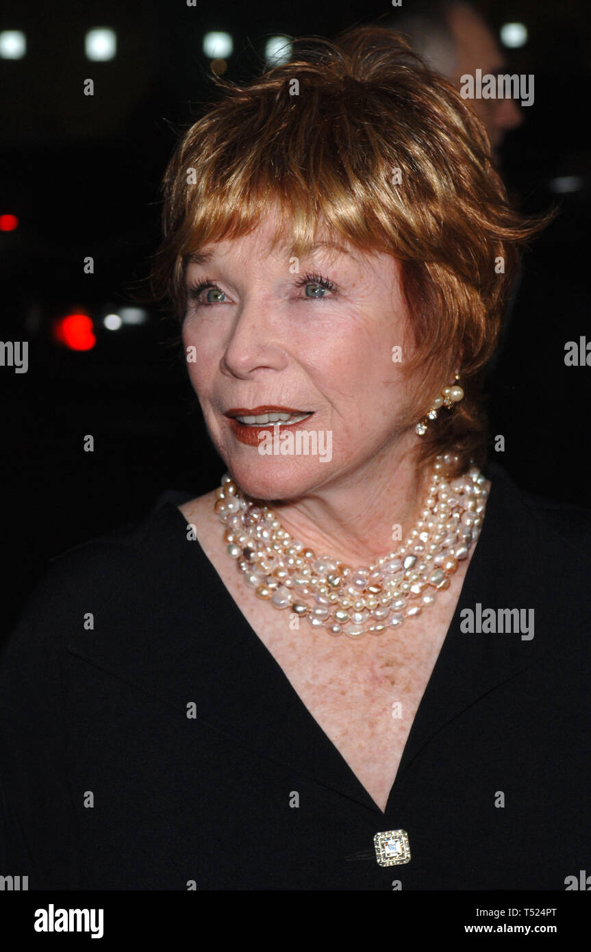 LOS ANGELES, CA. September 28, 2005: Actress SHIRLEY MacLAINE at the ...