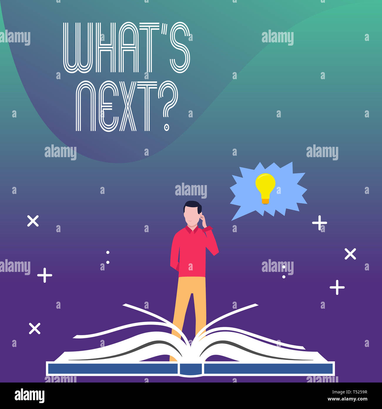 Writing note showing What S Next Question. Business concept for asking ...