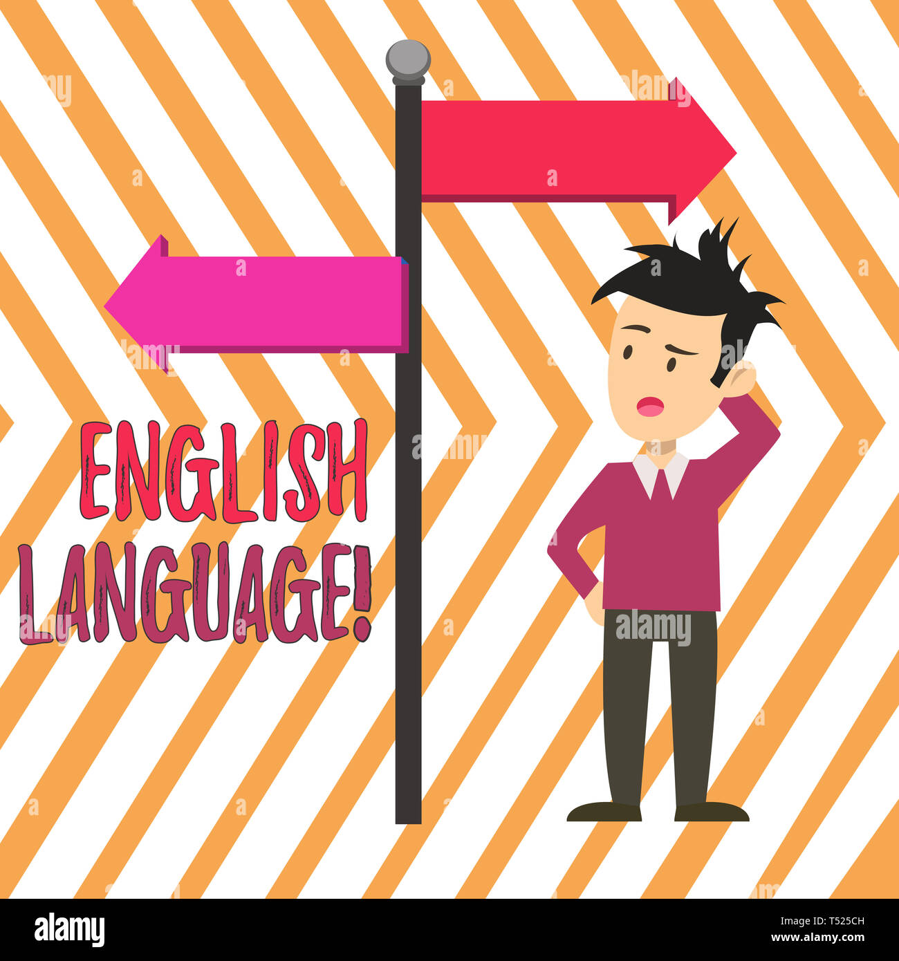 Handwriting text English Language. Conceptual photo third spoken native ...