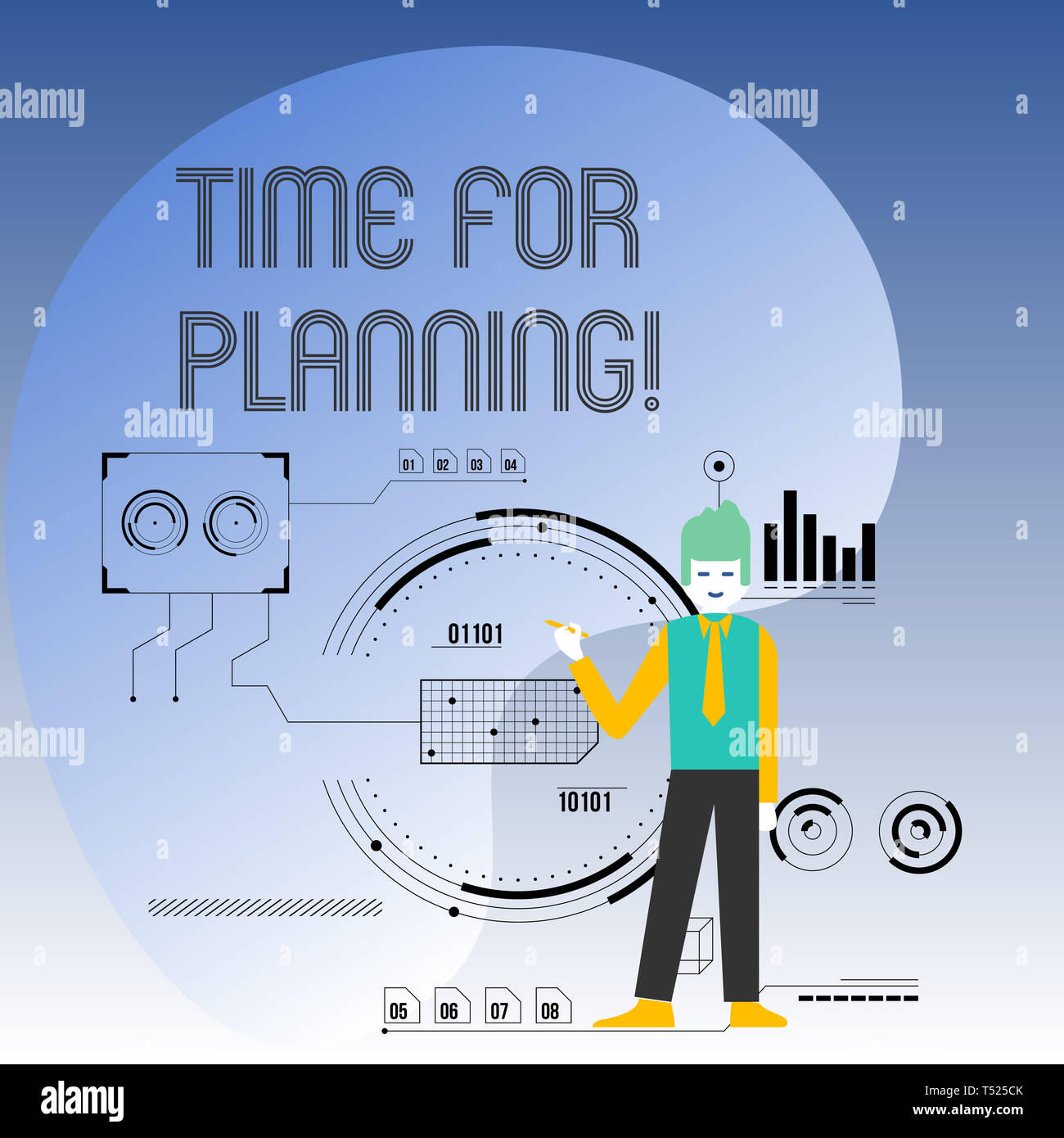Conceptual hand writing showing Time For Planning. Concept meaning ...