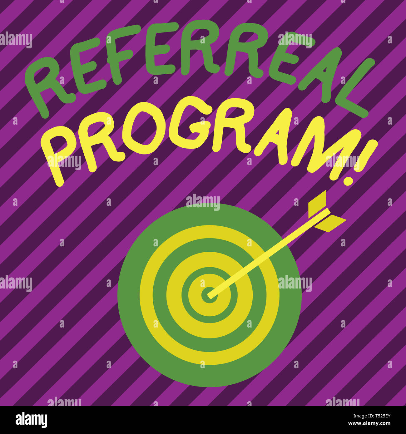 Word writing text Referral Program. Business photo showcasing internal ...