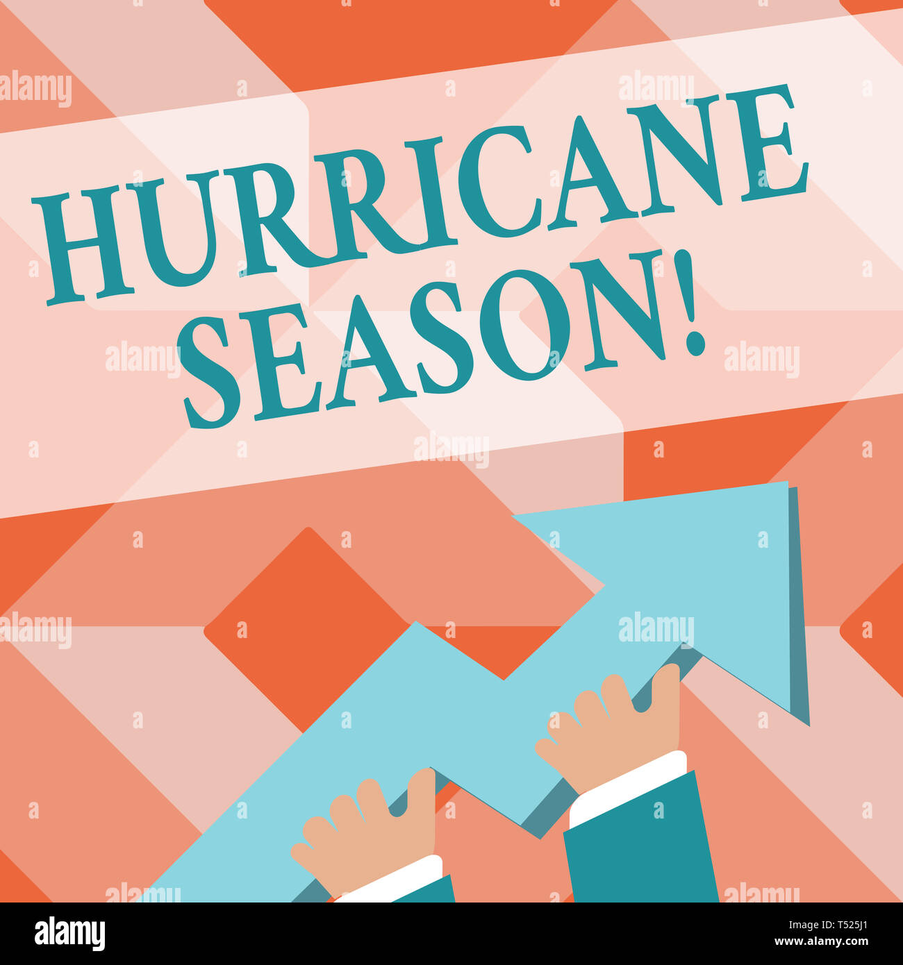 Writing note showing Hurricane Season. Business concept for time when ...