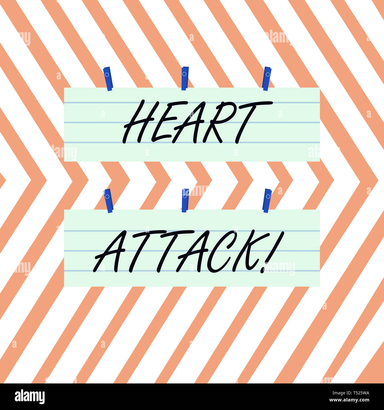 Writing note showing Heart Attack. Business concept for sudden ...