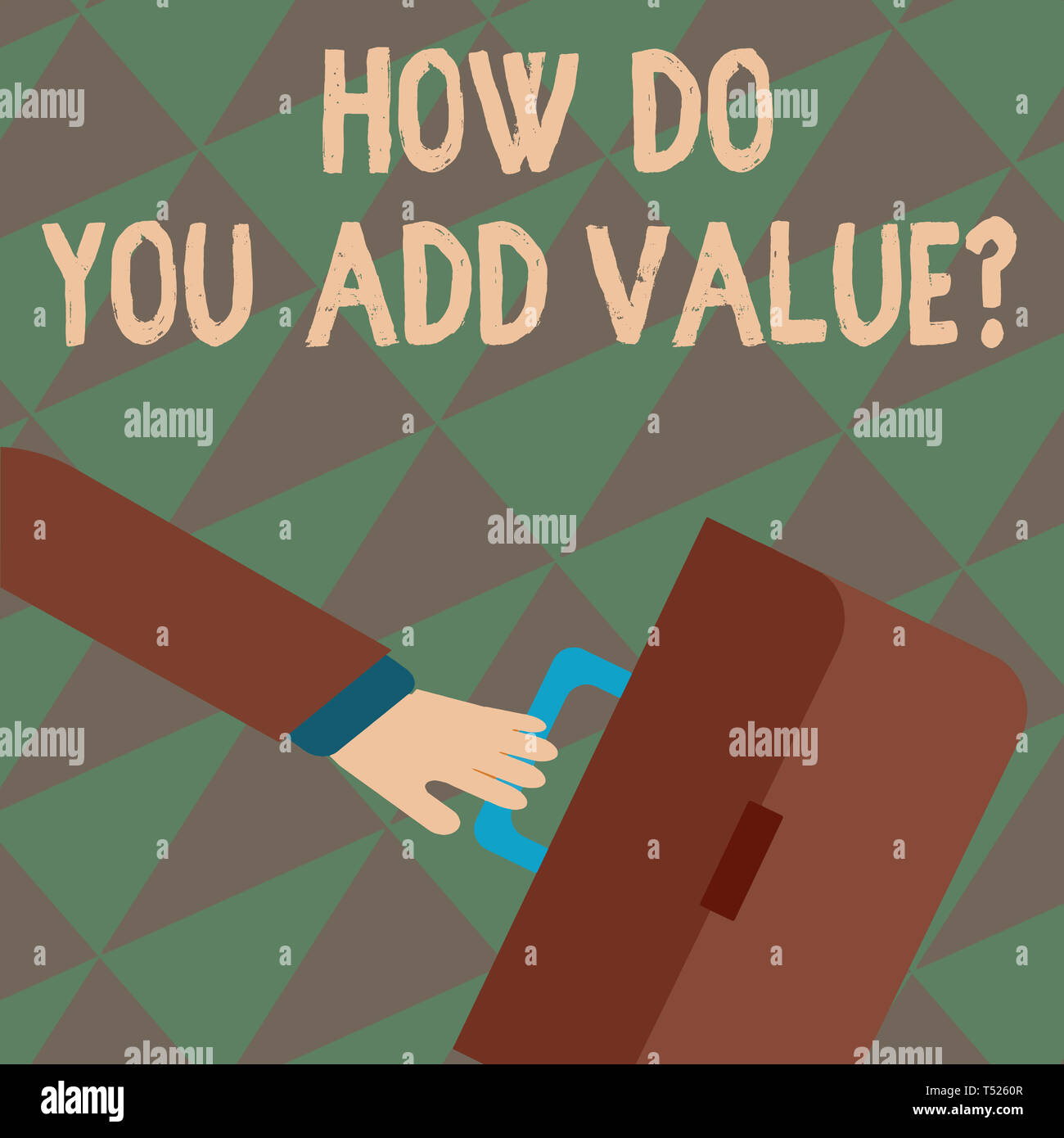 Text sign showing How Do You Add Value Question. Business photo ...