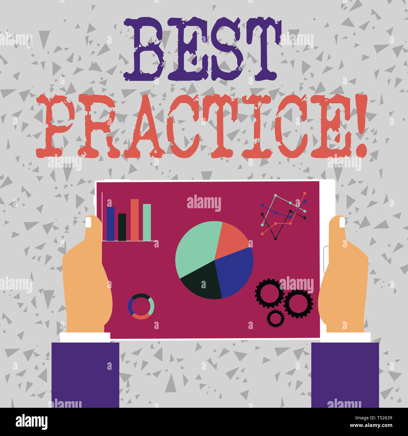 Word writing text Best Practice. Business photo showcasing commercial ...