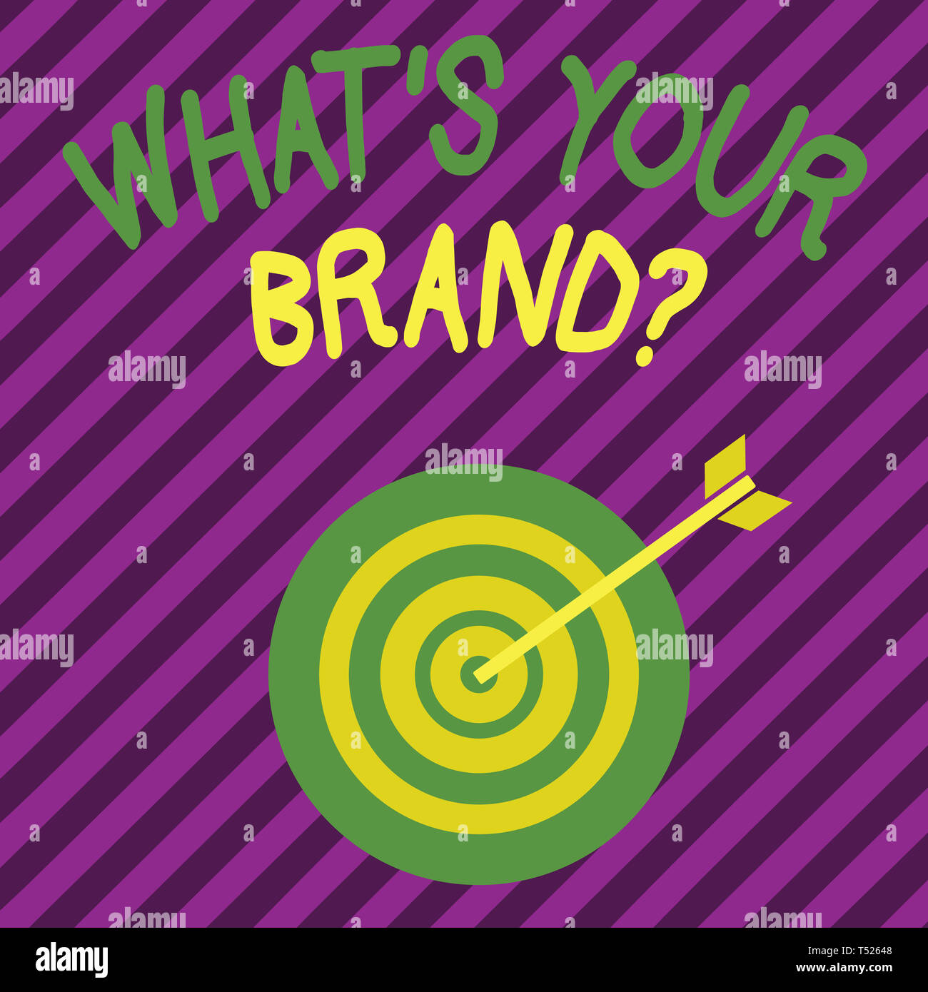 Word writing text What S Your Brand Question. Business photo showcasing ...