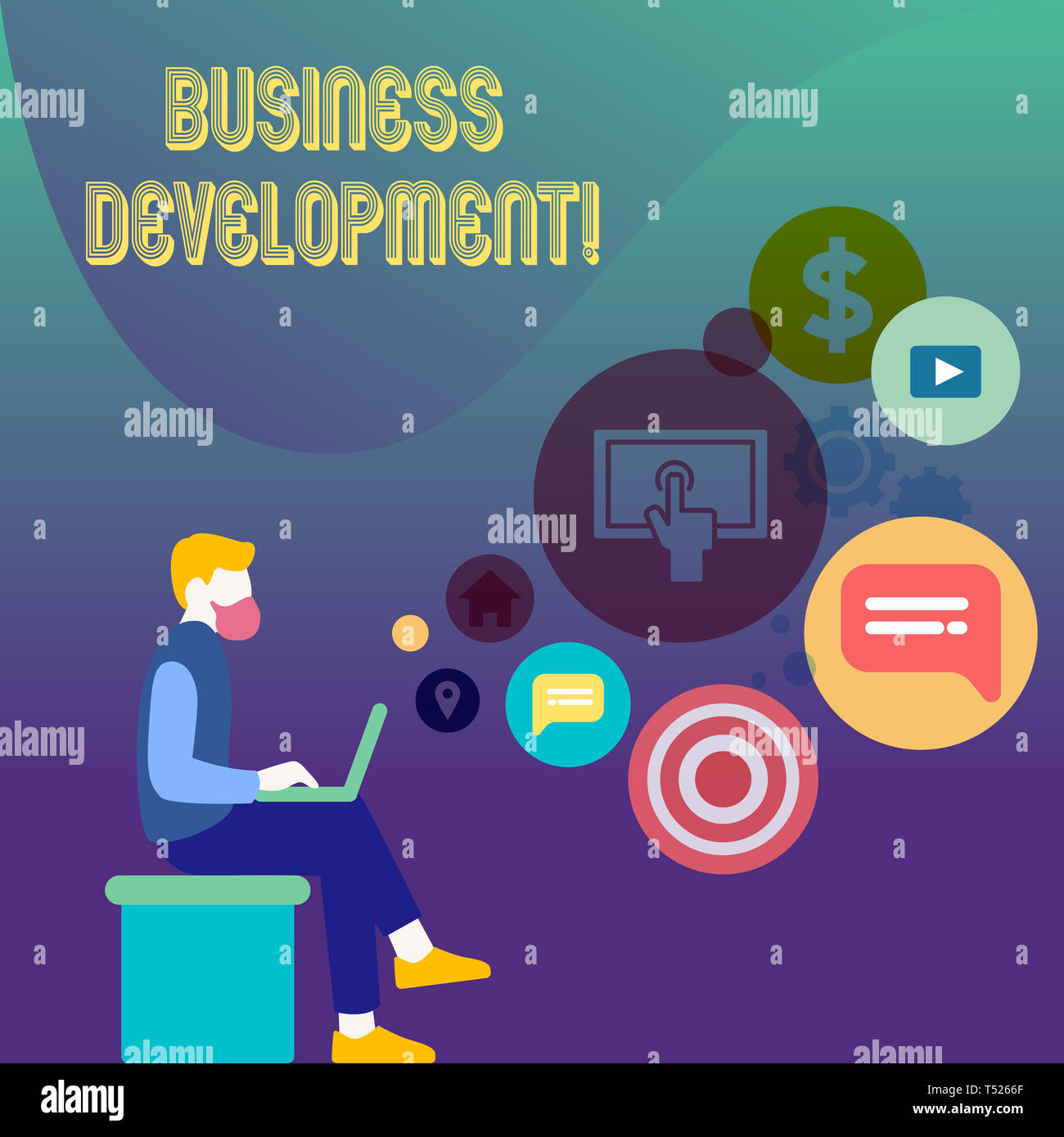 Conceptual hand writing showing Business Development. Concept meaning ...