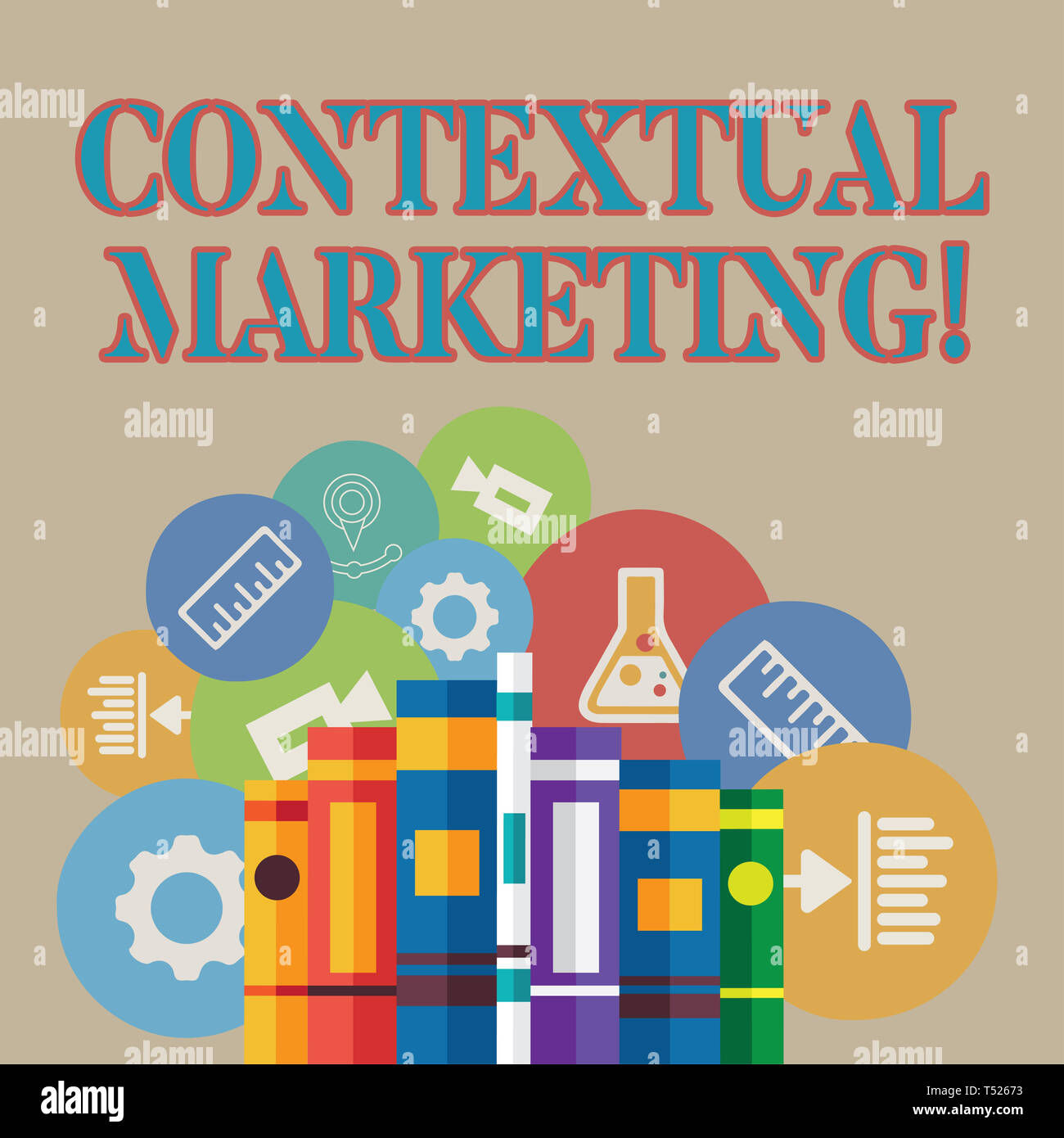 Word writing text Contextual Marketing. Business photo showcasing ...