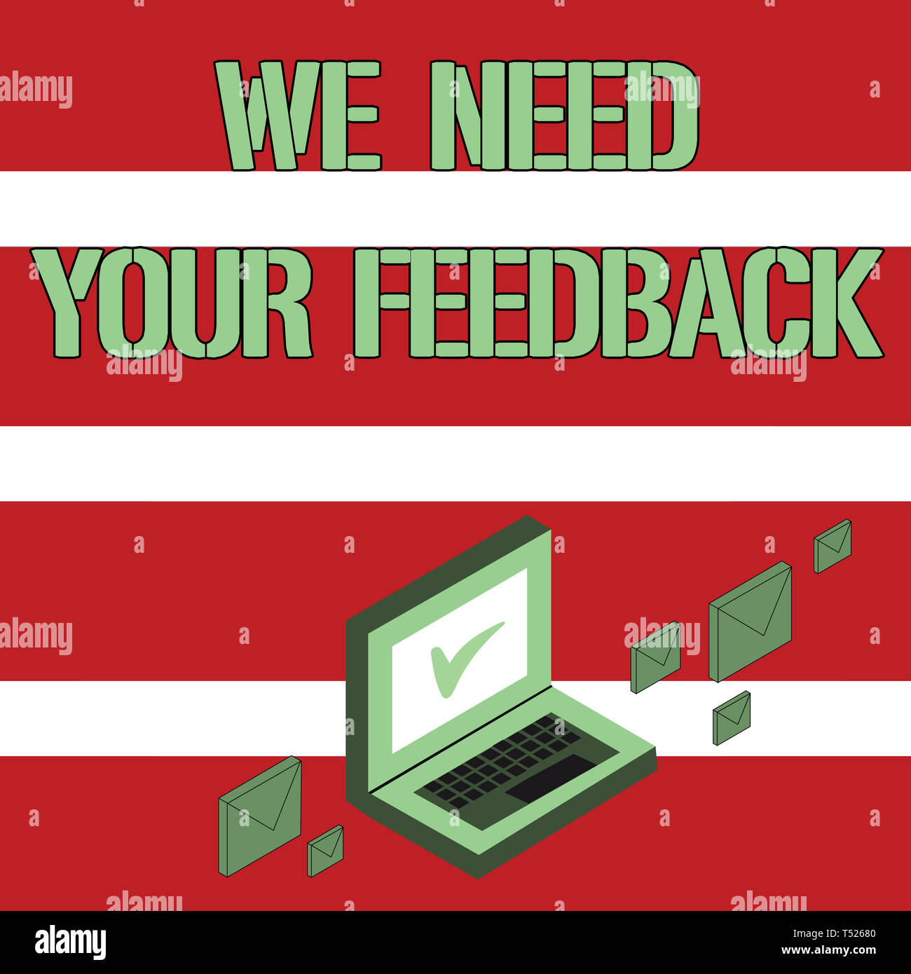 Conceptual hand writing showing We Need Your Feedback. Concept meaning ...