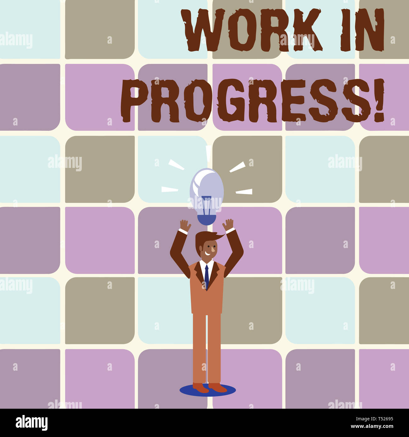 Conceptual hand writing showing Work In Progress. Concept meaning ...