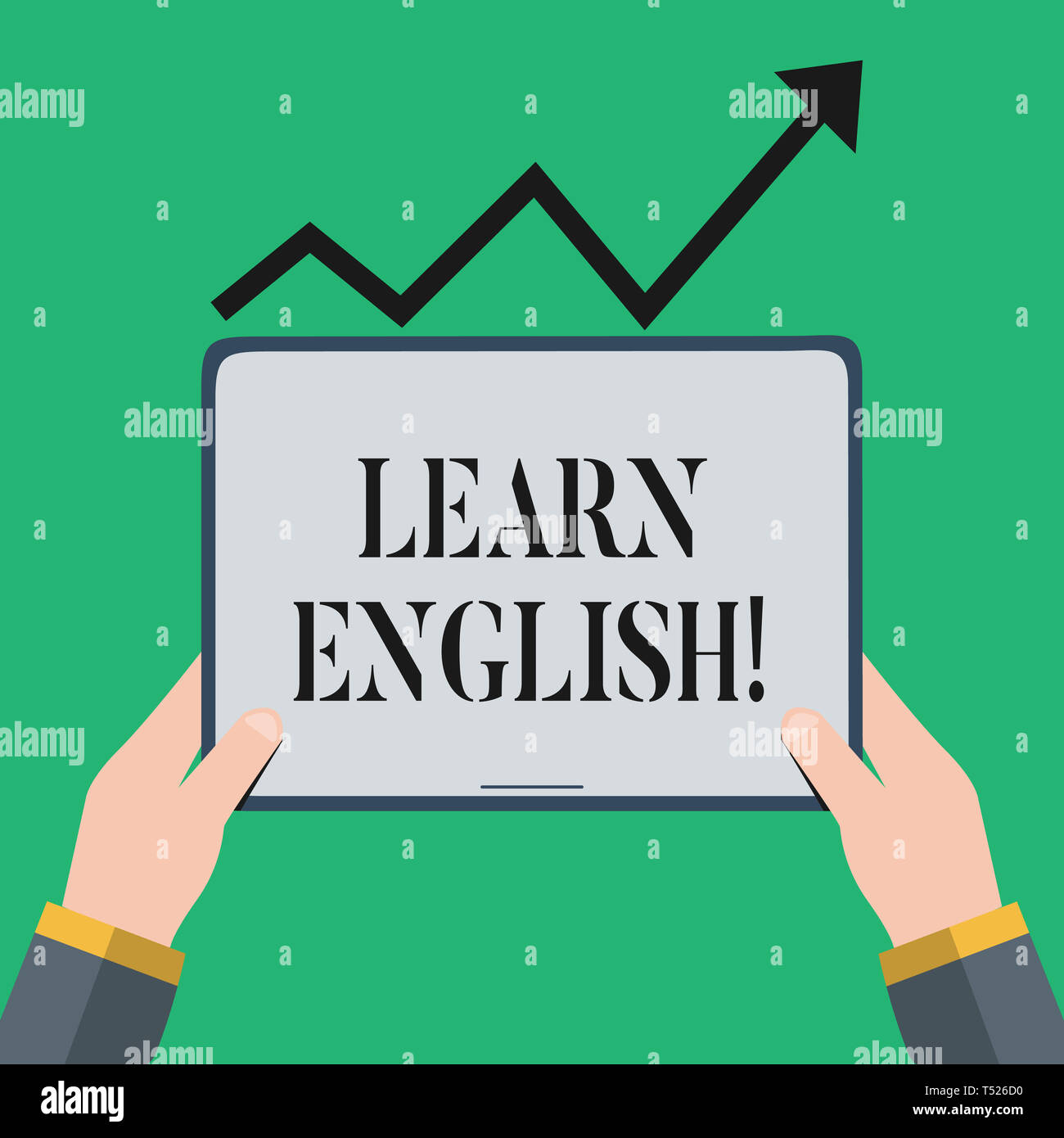 Text sign showing Learn English. Business photo showcasing gain acquire ...