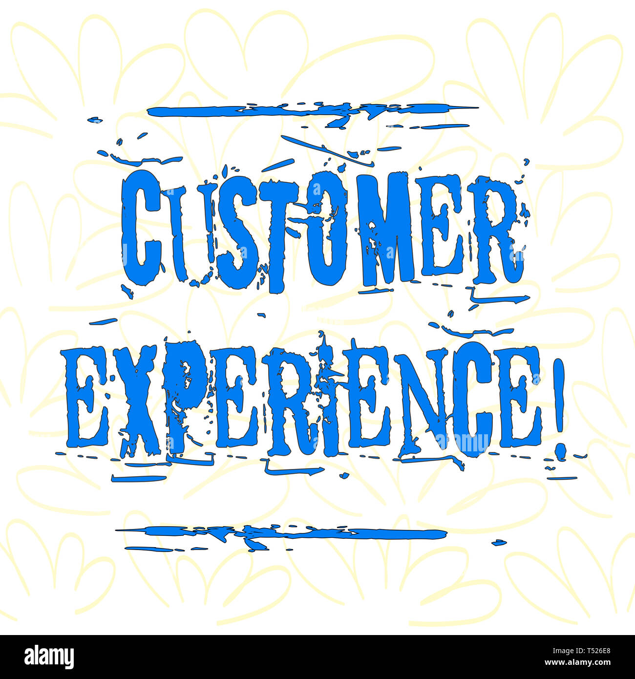 Writing Note Showing Customer Experience Business Concept For Product Of Interaction Between