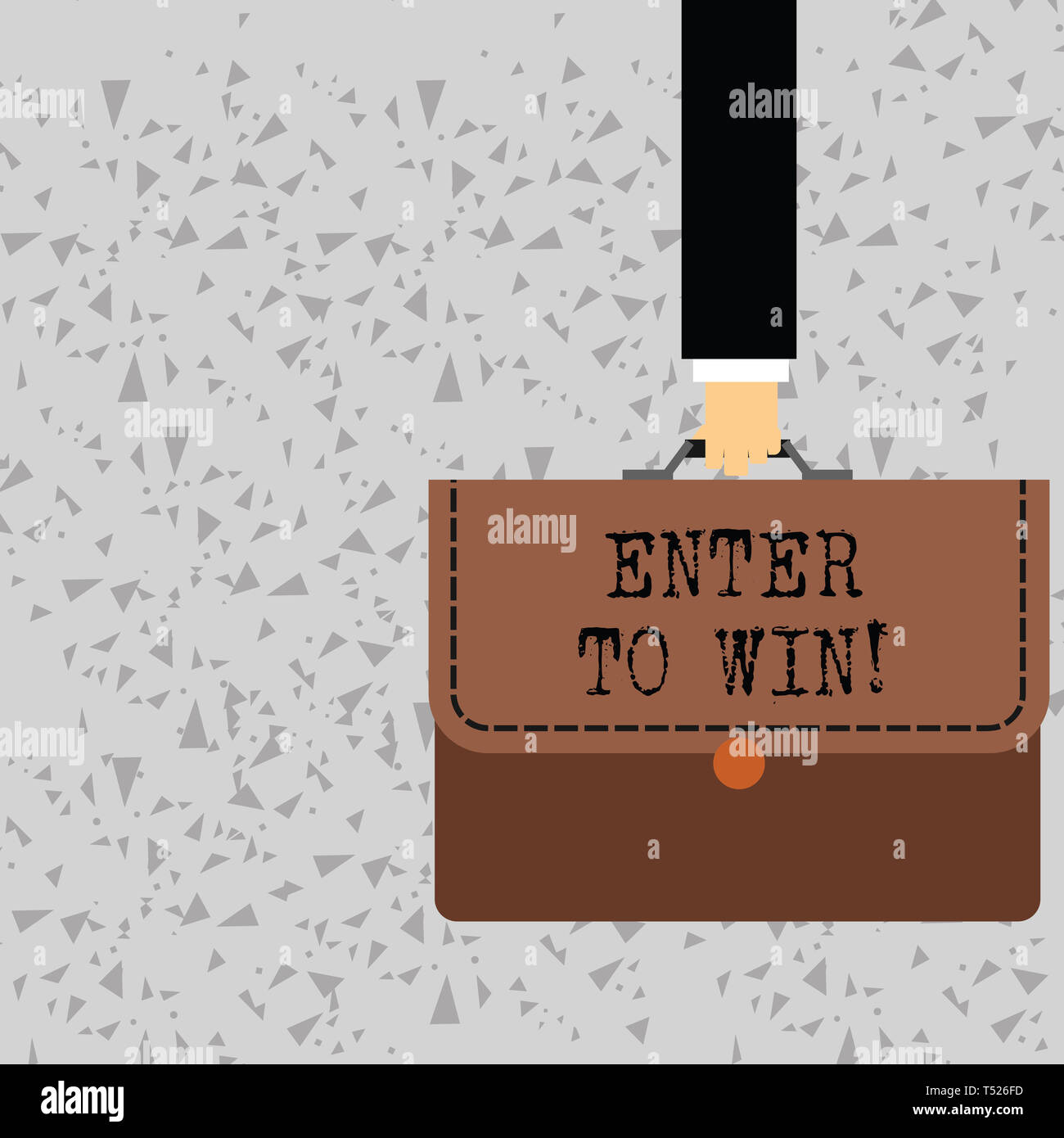 Word writing text Enter To Win. Business photo showcasing exchanging ...