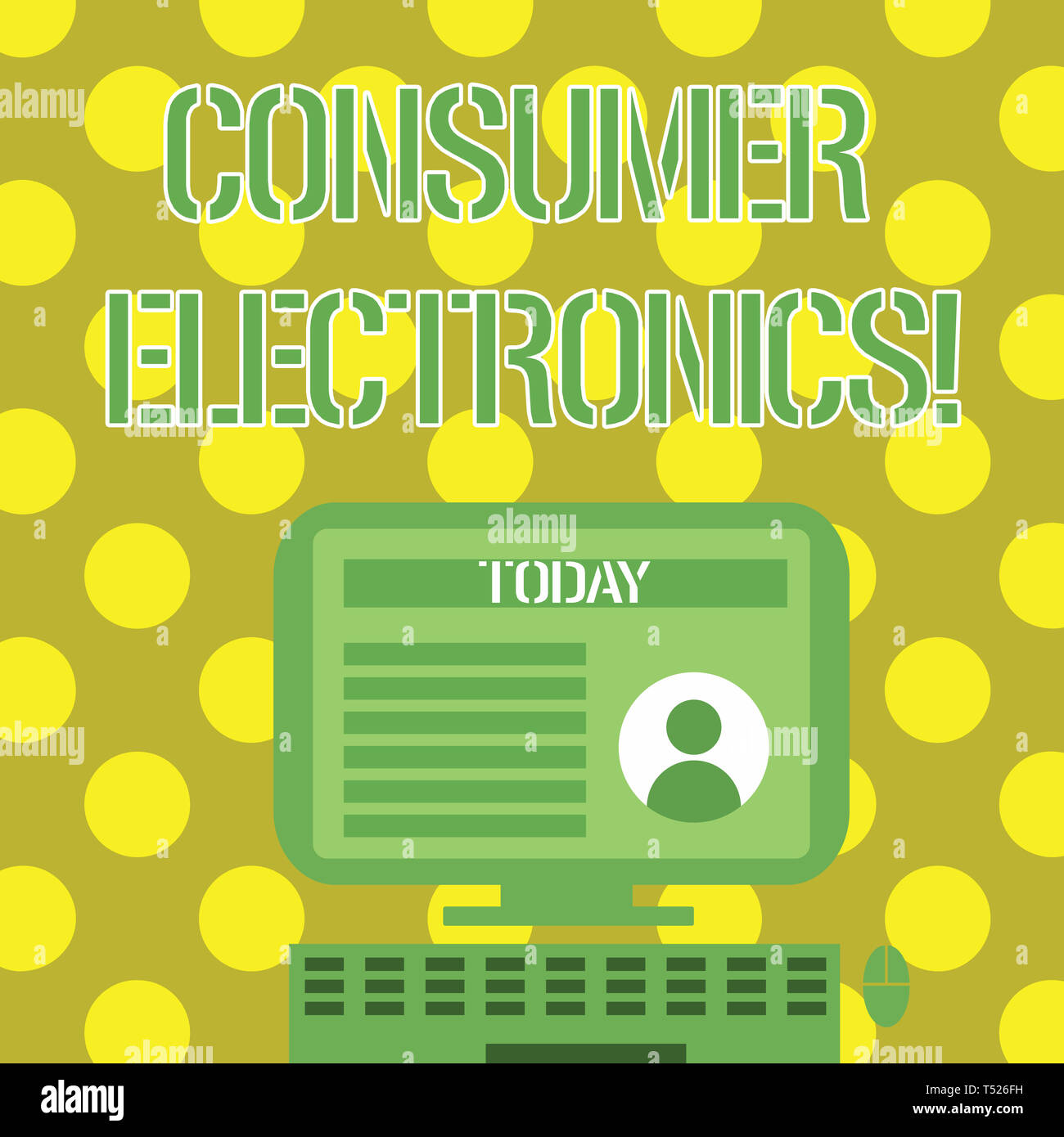 Word writing text Consumer Electronics. Business photo showcasing ...