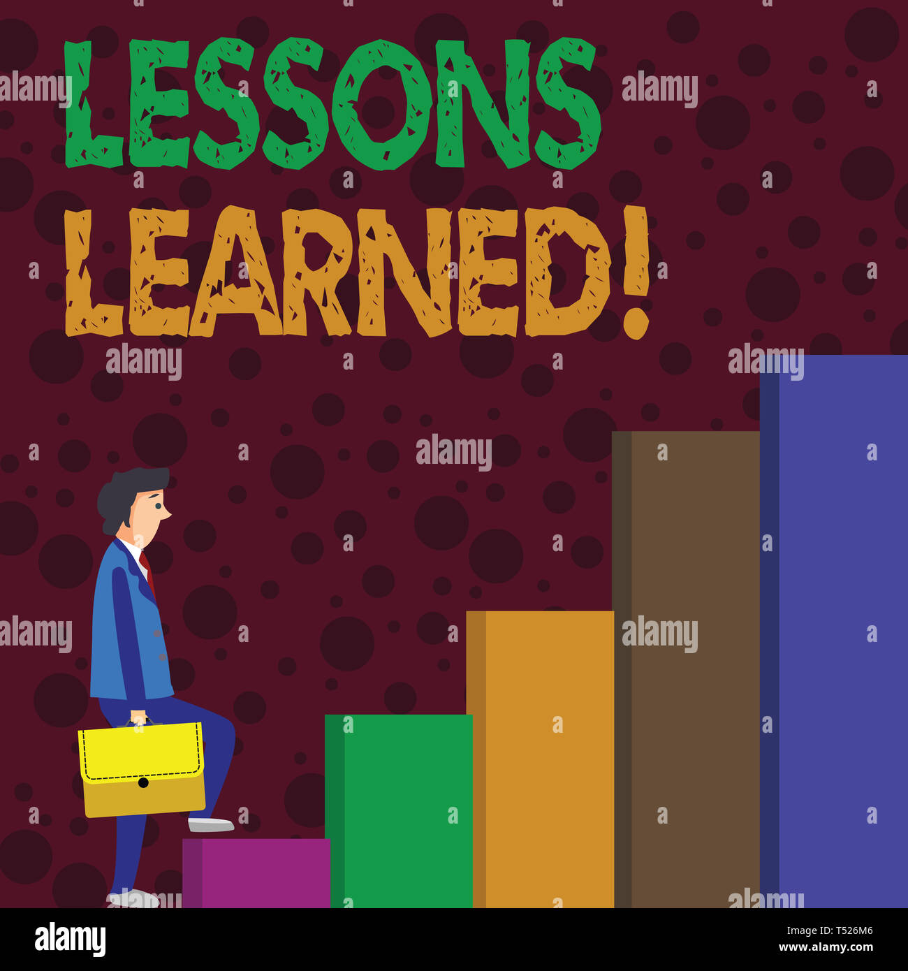 Writing note showing Lessons Learned. Business concept for experiences ...