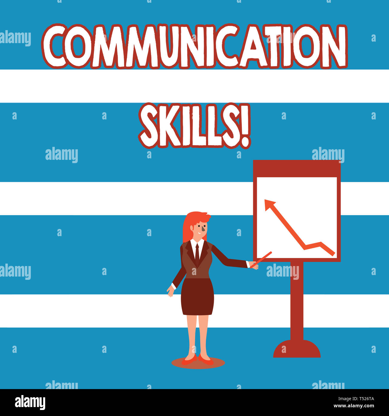 Text sign showing Communication Skills. Business photo text ability to ...