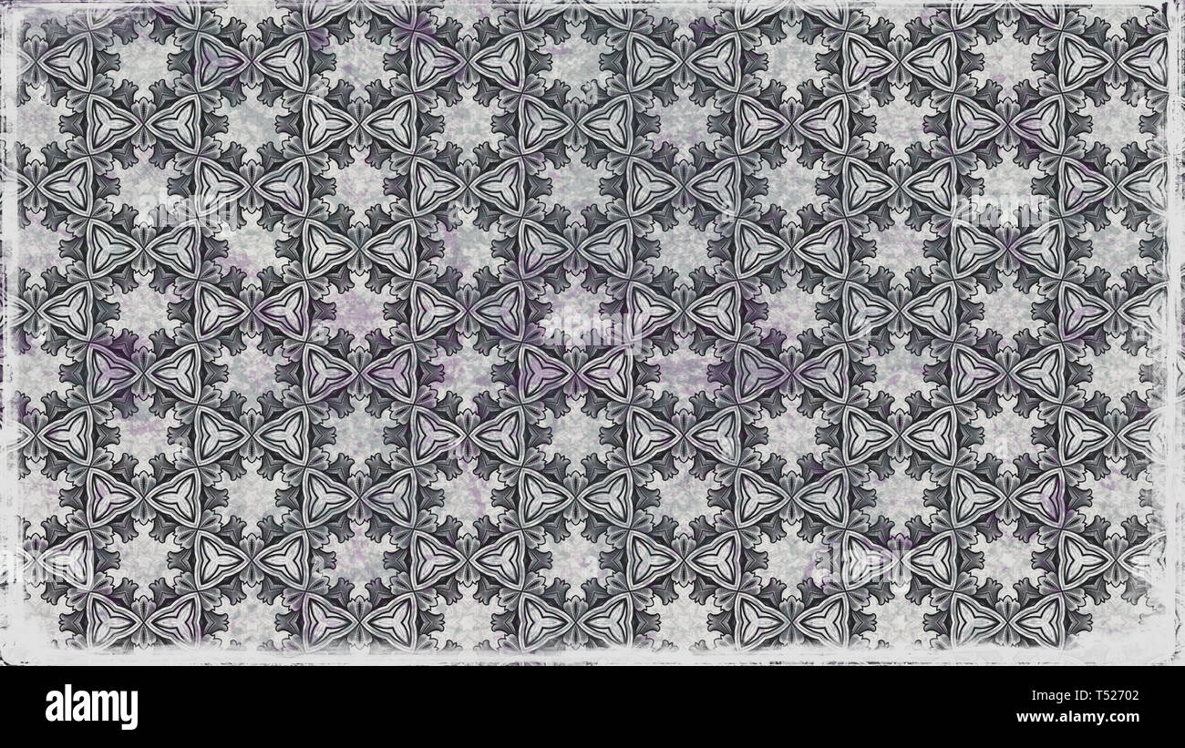 Decorative Floral Wallpaper Pattern Stock Photo - Alamy