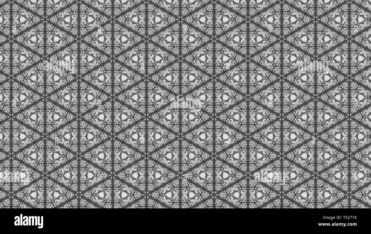 Jacquard background Black and White Stock Photos & Images - Alamy