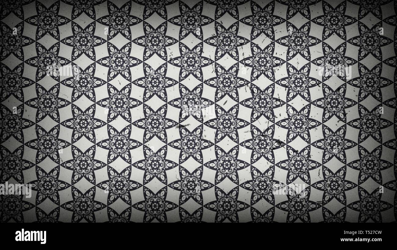 Vintage Decorative Ornament Pattern Wallpaper Stock Photo - Alamy