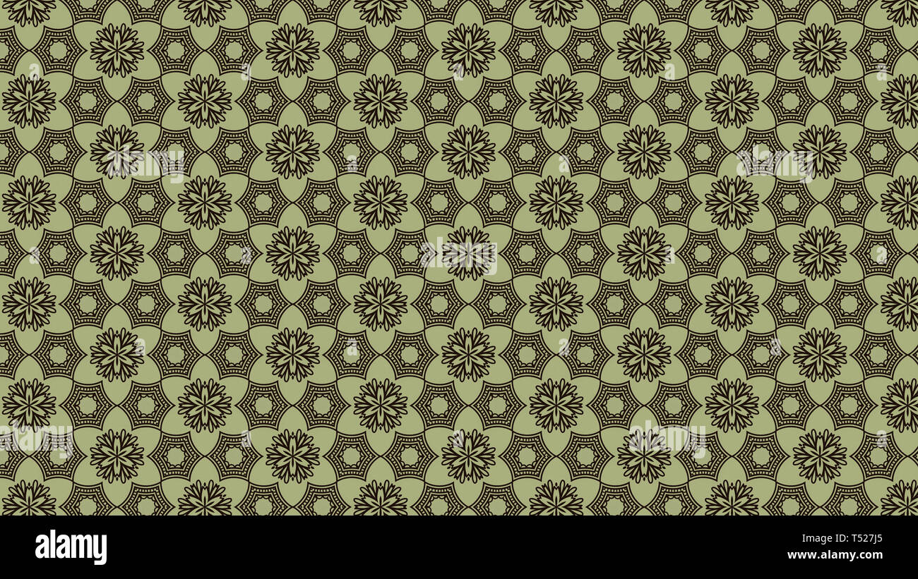 Vintage Decorative Floral Wallpaper Pattern Stock Photo - Alamy