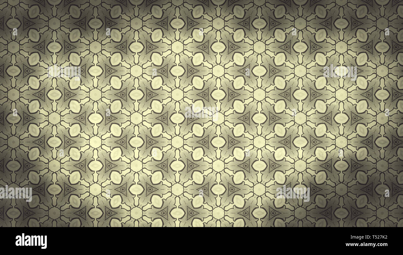 Vintage Floral Wallpaper Pattern Template Stock Photo - Alamy