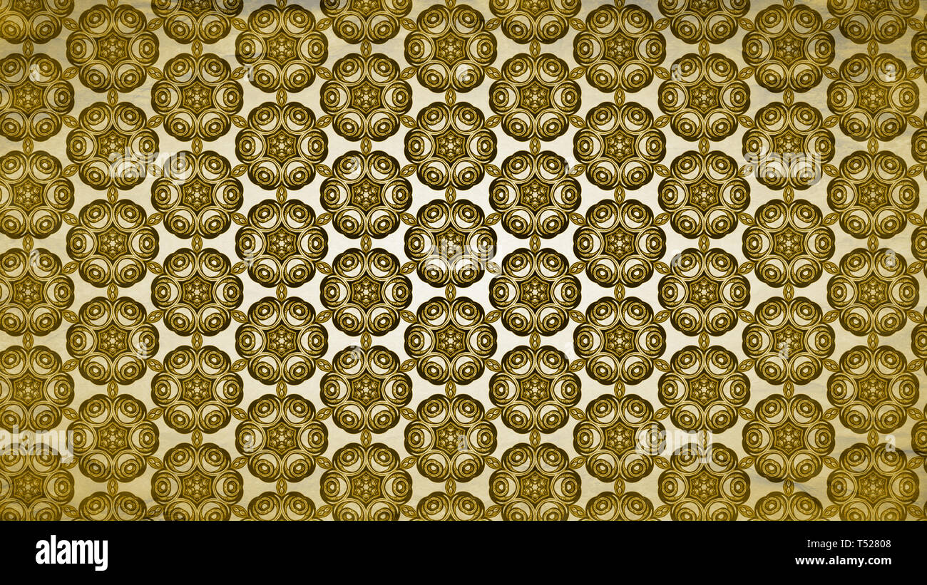 Vintage Decorative Ornament Pattern Wallpaper Stock Photo - Alamy