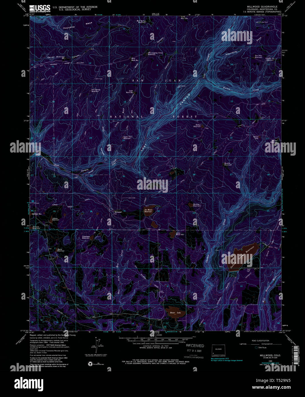 Map of millwood hi-res stock photography and images - Alamy