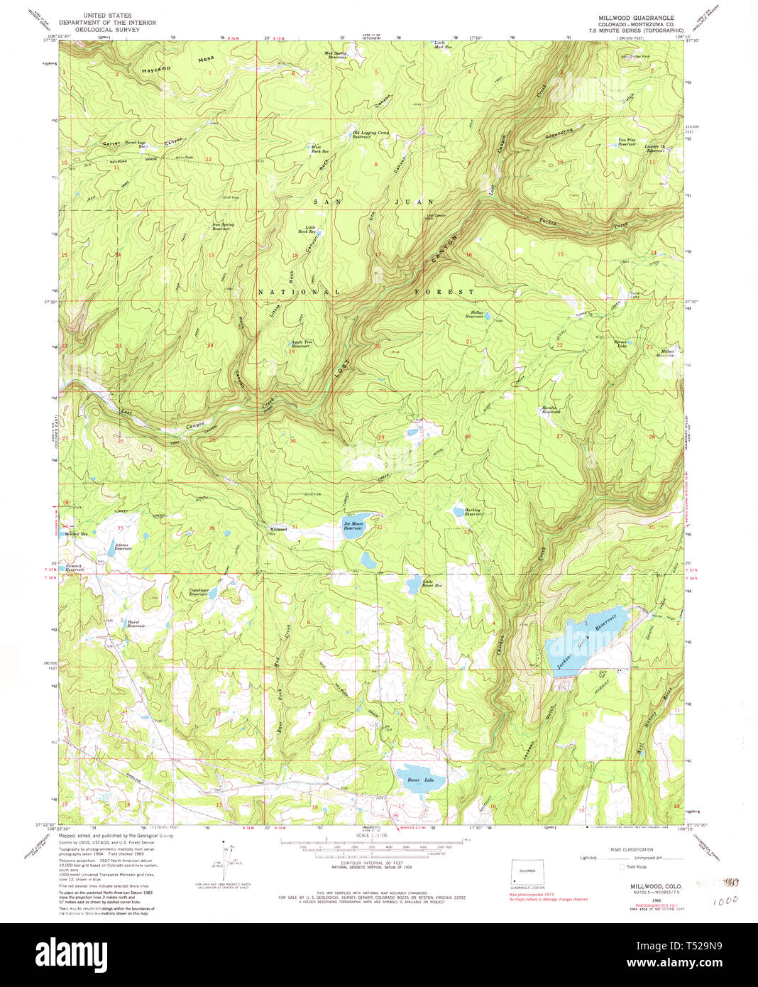 Map of millwood hi-res stock photography and images - Alamy