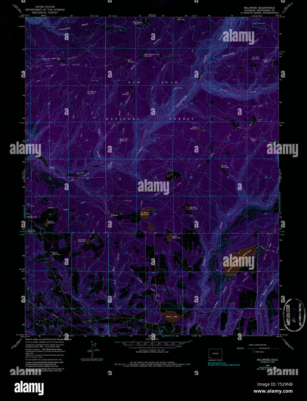 Map of millwood hi-res stock photography and images - Alamy