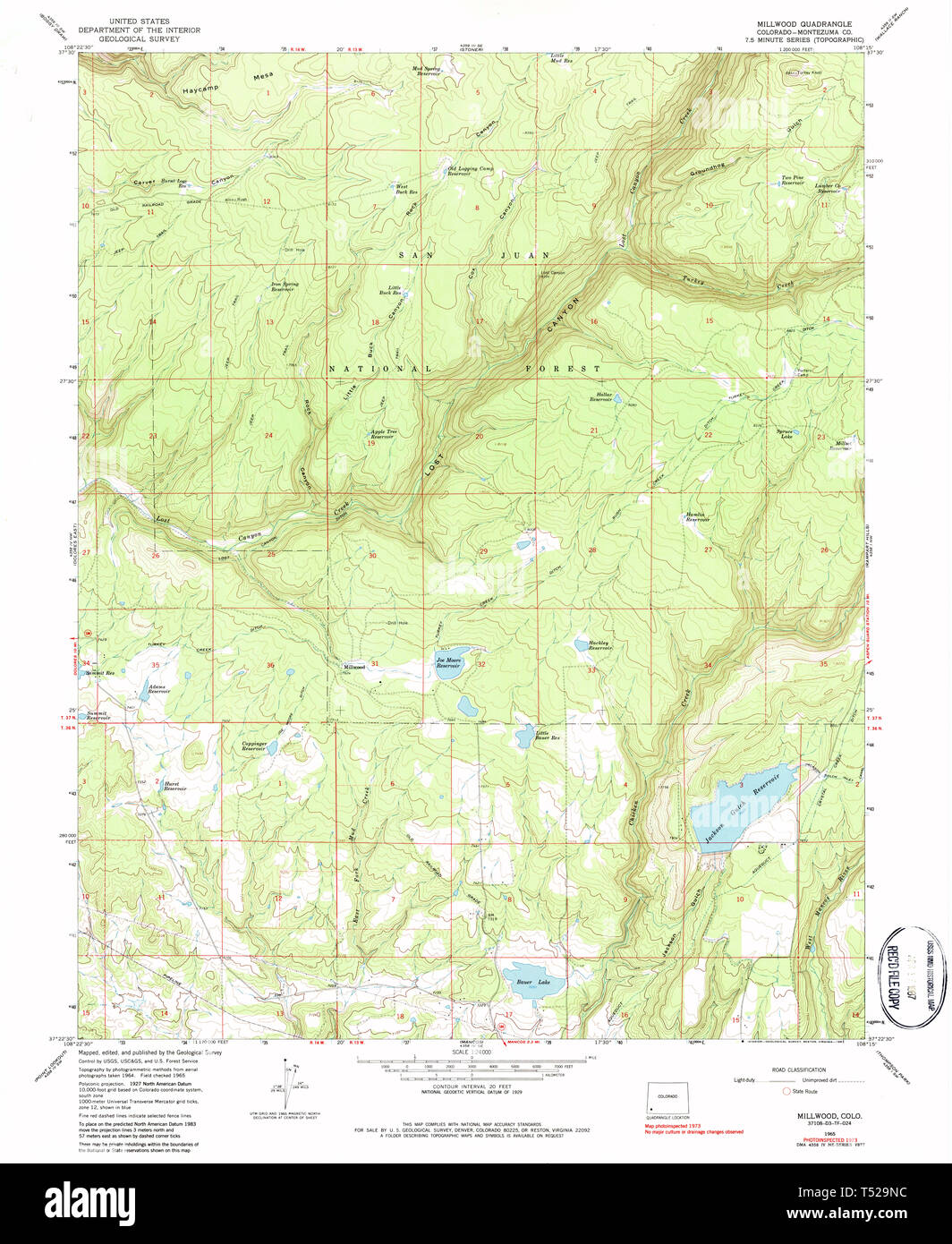 Map of millwood Cut Out Stock Images & Pictures - Alamy