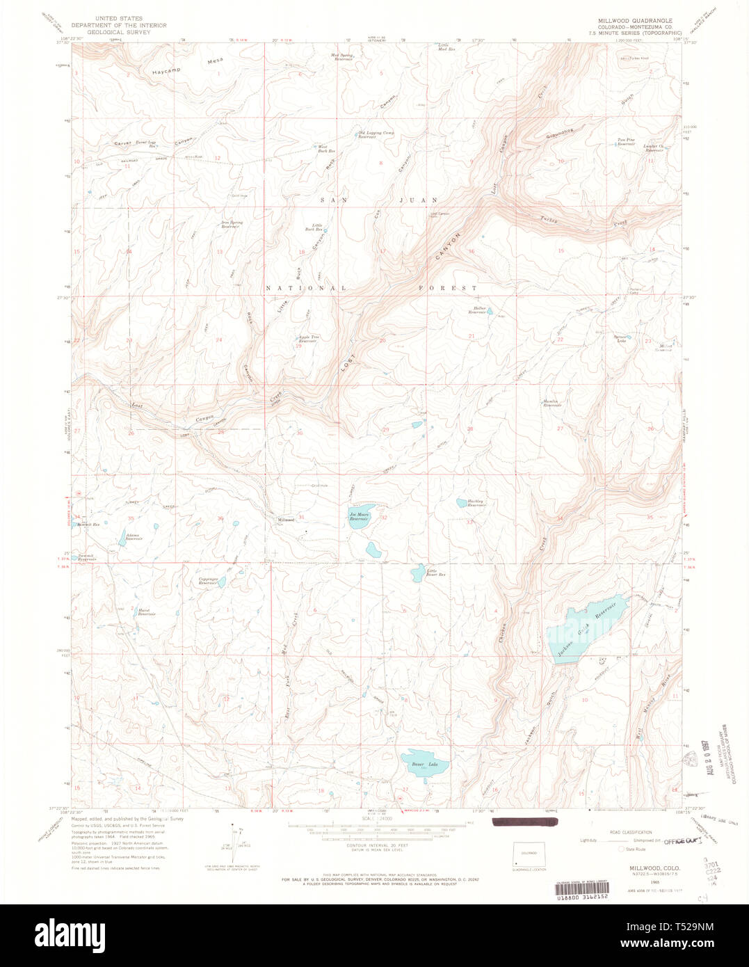 Millwood map Cut Out Stock Images & Pictures - Alamy