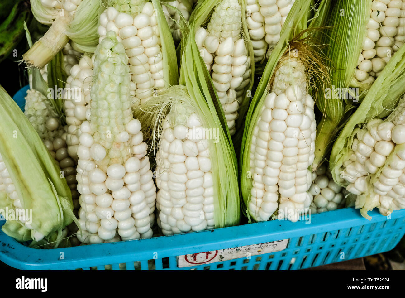 Fresh local produce in farmers market Stock Photo - Alamy