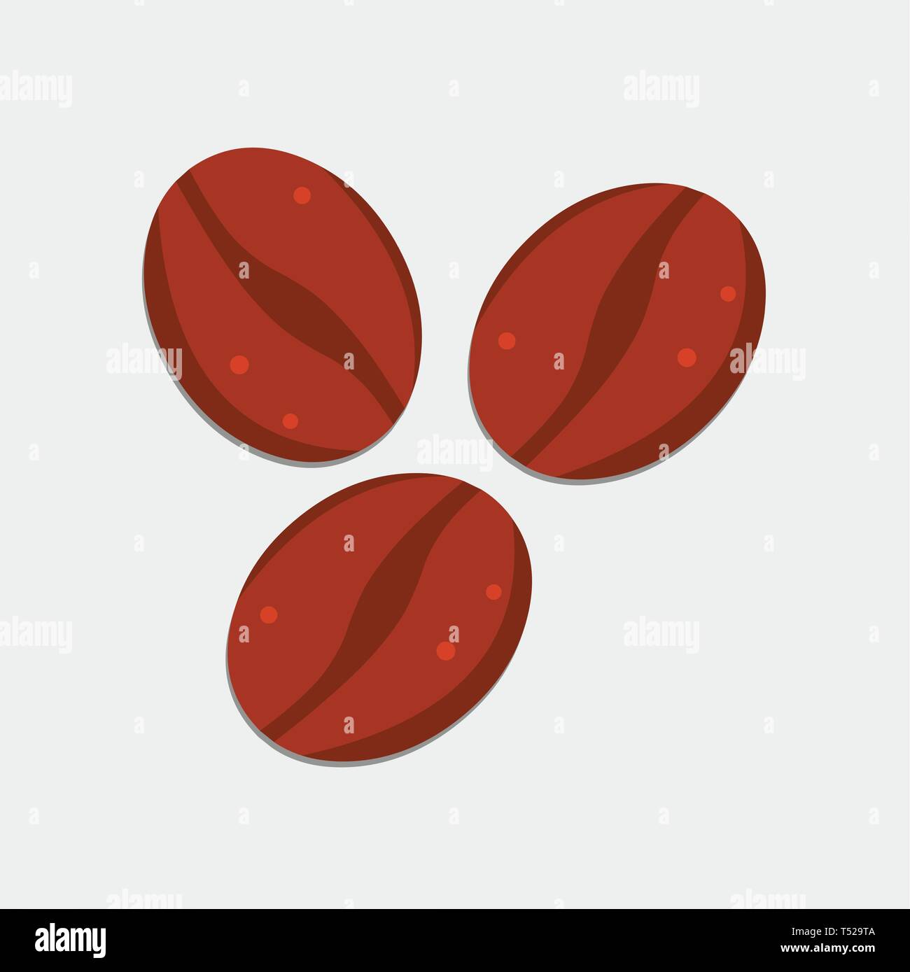 coffee beans vector symbol illustration Stock Vector Image & Art - Alamy