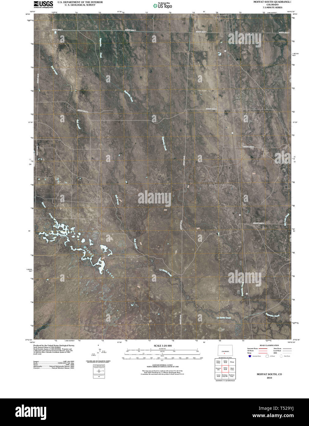 Moffat colorado map hi-res stock photography and images - Alamy