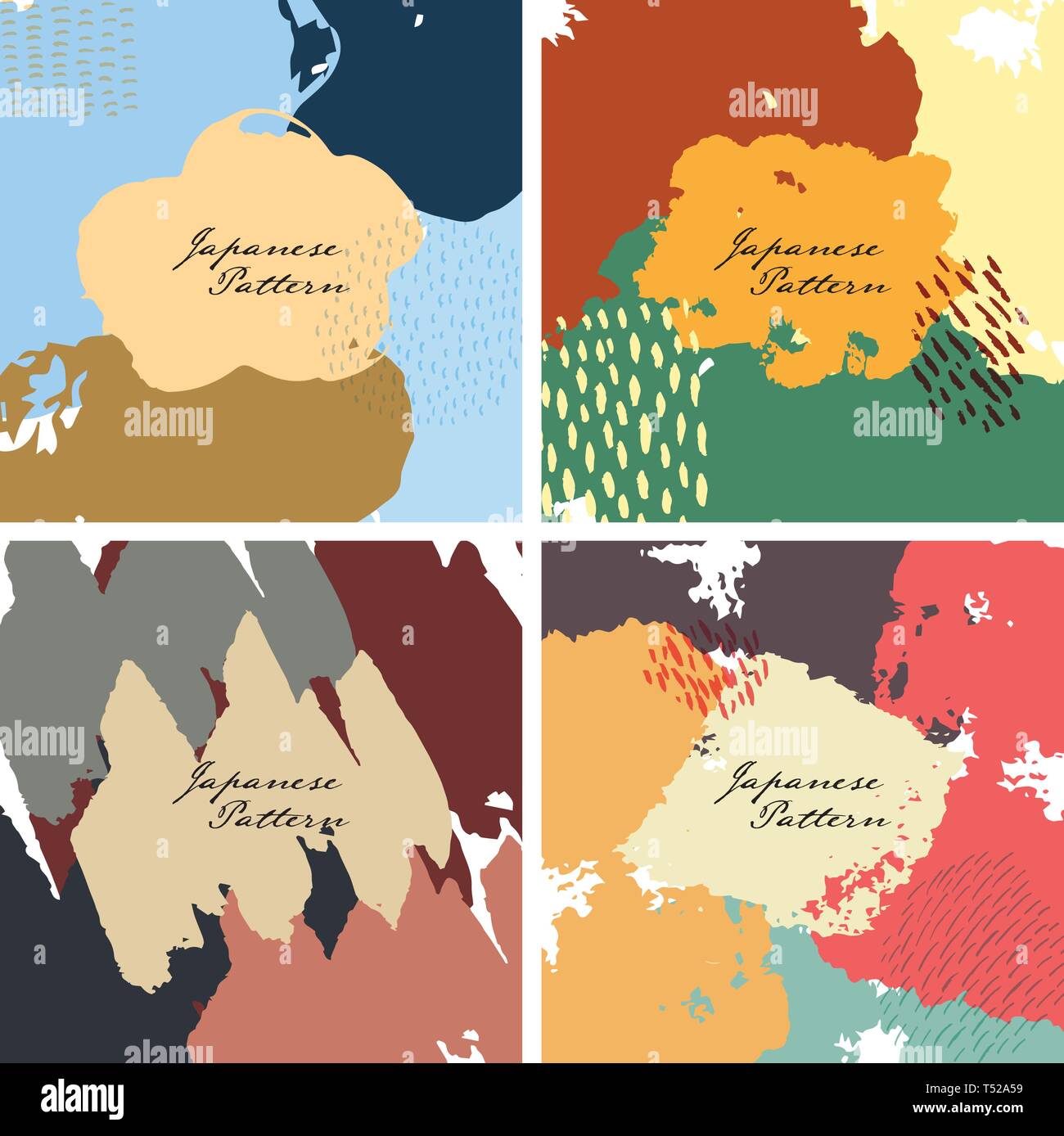 Brush stroke background vector. Painting brush pattern template ...