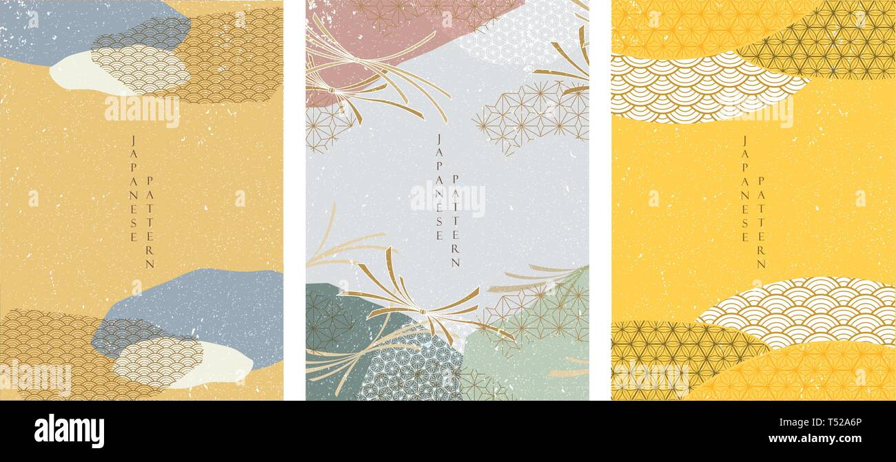 Japanese template vector. Geometric pattern background. Abstract shape ...