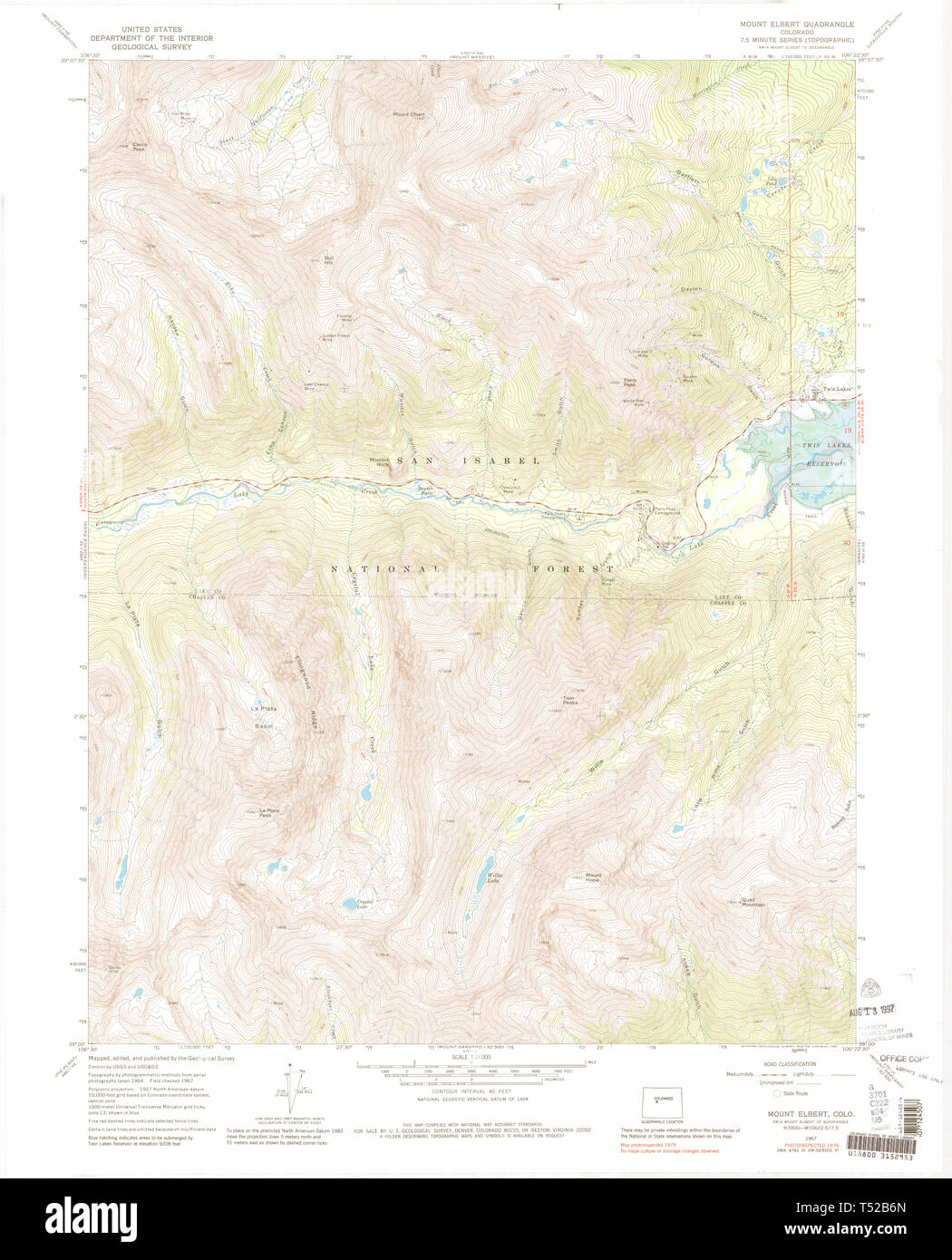 Map of elbert Cut Out Stock Images & Pictures - Alamy
