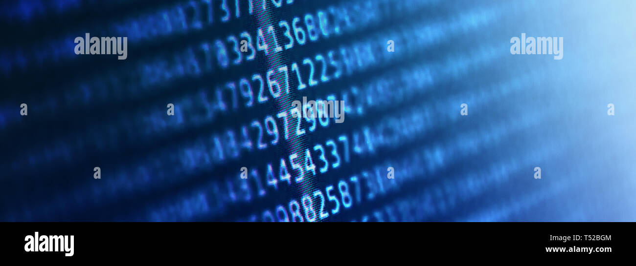 Abstract background with program computer code. Data backdrop with Blur Effect Stock Photo - Alamy