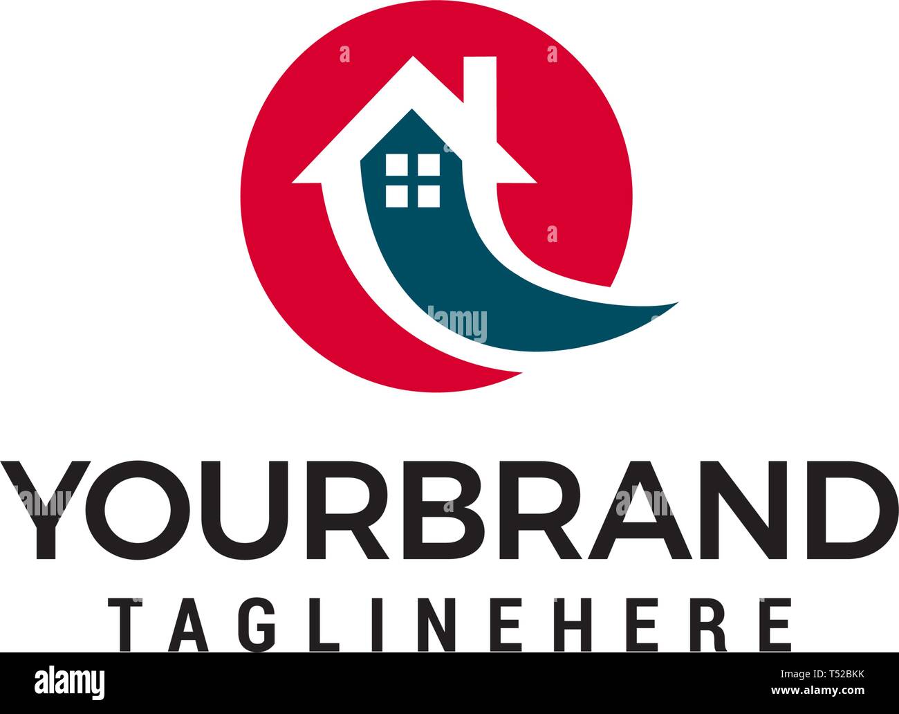 Fast house logo design concept template vector Stock Vector Image & Art ...