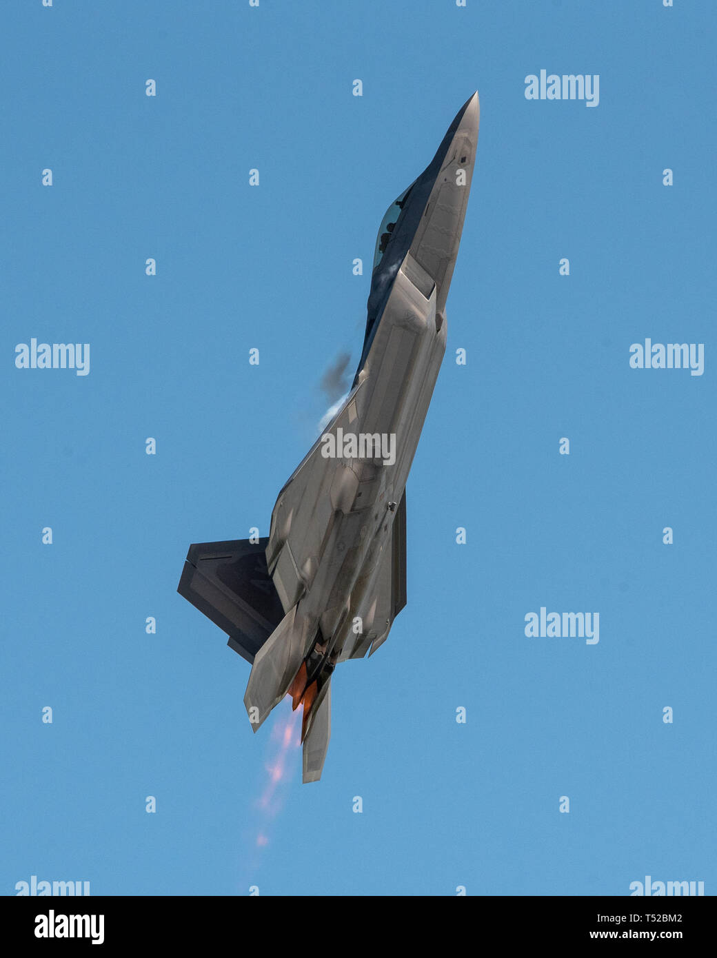 U.S. Air Force Maj. Paul 'Loco' Lopez, F-22 Demo Team commander/pilot ...