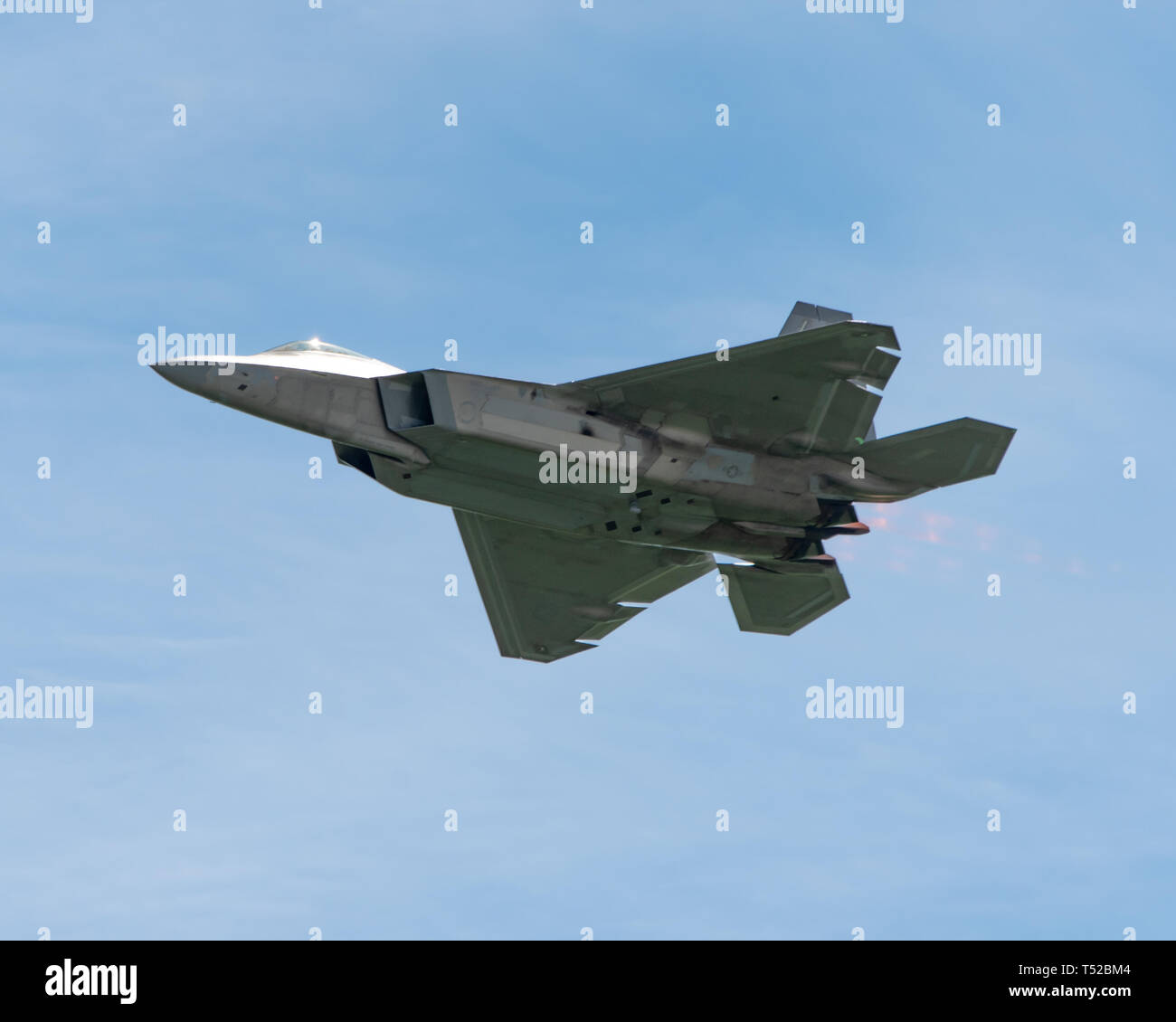 U.S. Air Force Maj. Paul 'Loco' Lopez, F-22 Demo Team commander/pilot ...