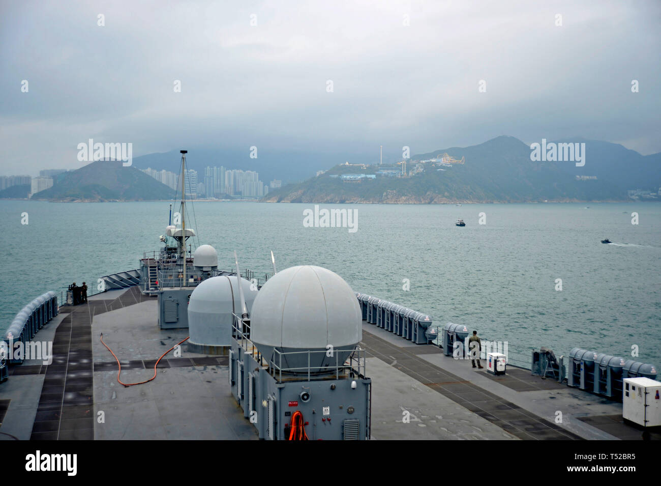 U S 7th Fleet Command Ship Uss Blue Ridge Lcc 19 High Resolution Stock ...