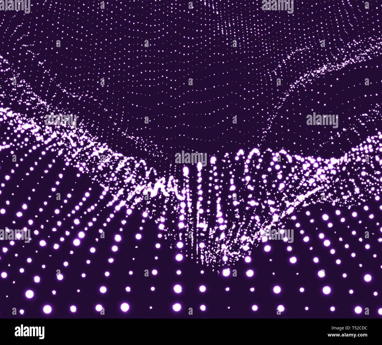 Landscape. Terrain. Abstract wavy background with dynamic effect ...