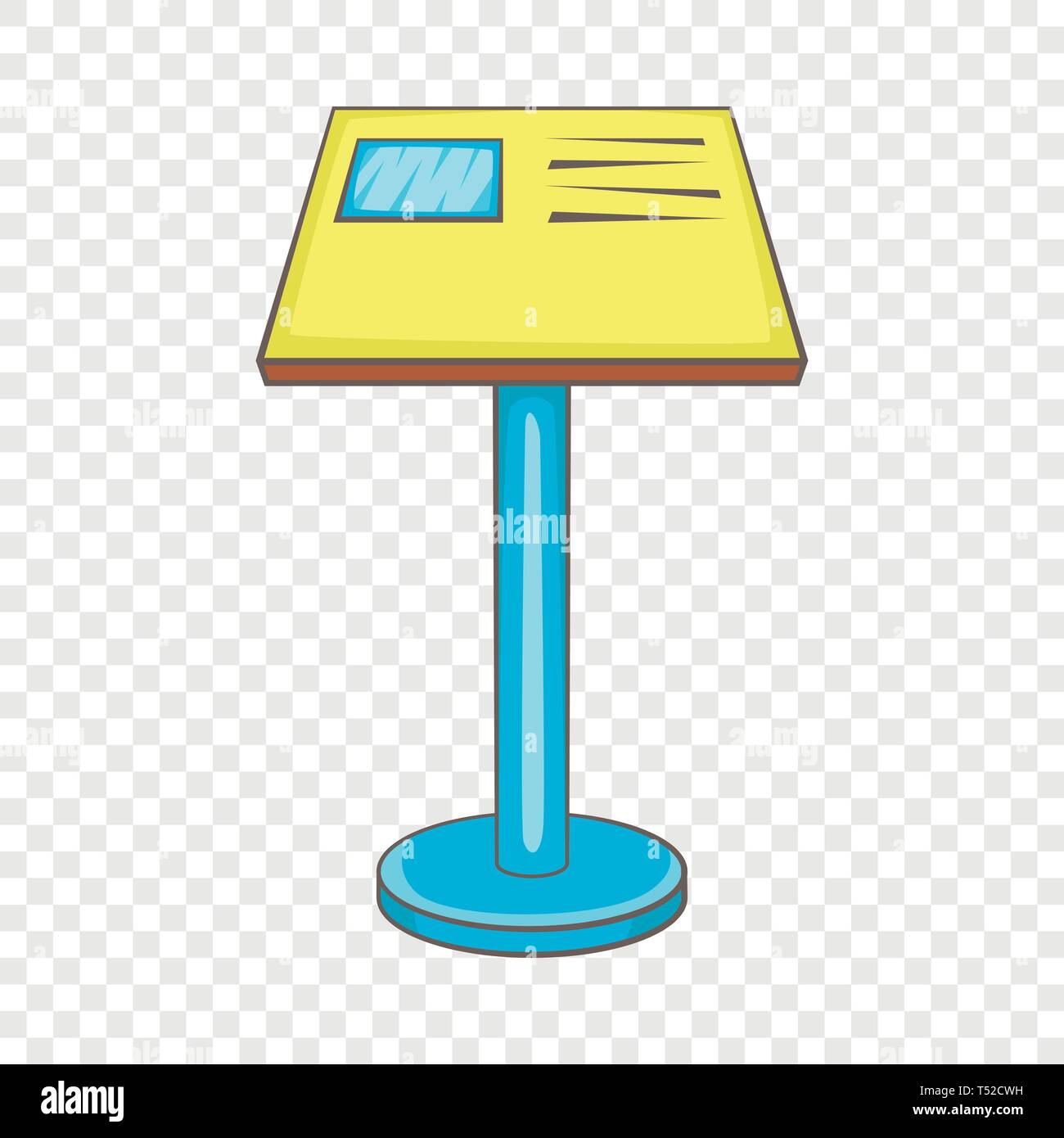 Information board icon, cartoon style Stock Vector Image & Art - Alamy