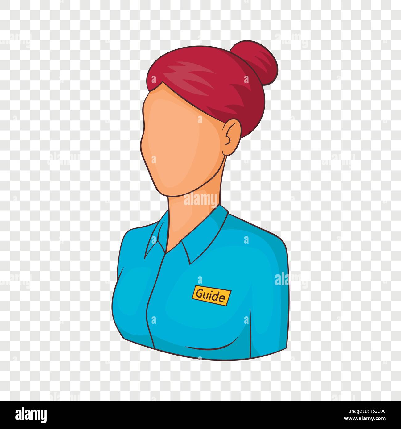 Museum guide icon, cartoon style Stock Vector Image & Art - Alamy